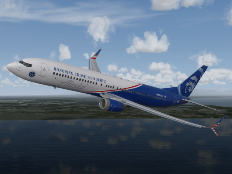 Alaska Airlines 737 – Aero Sloth Repaints
